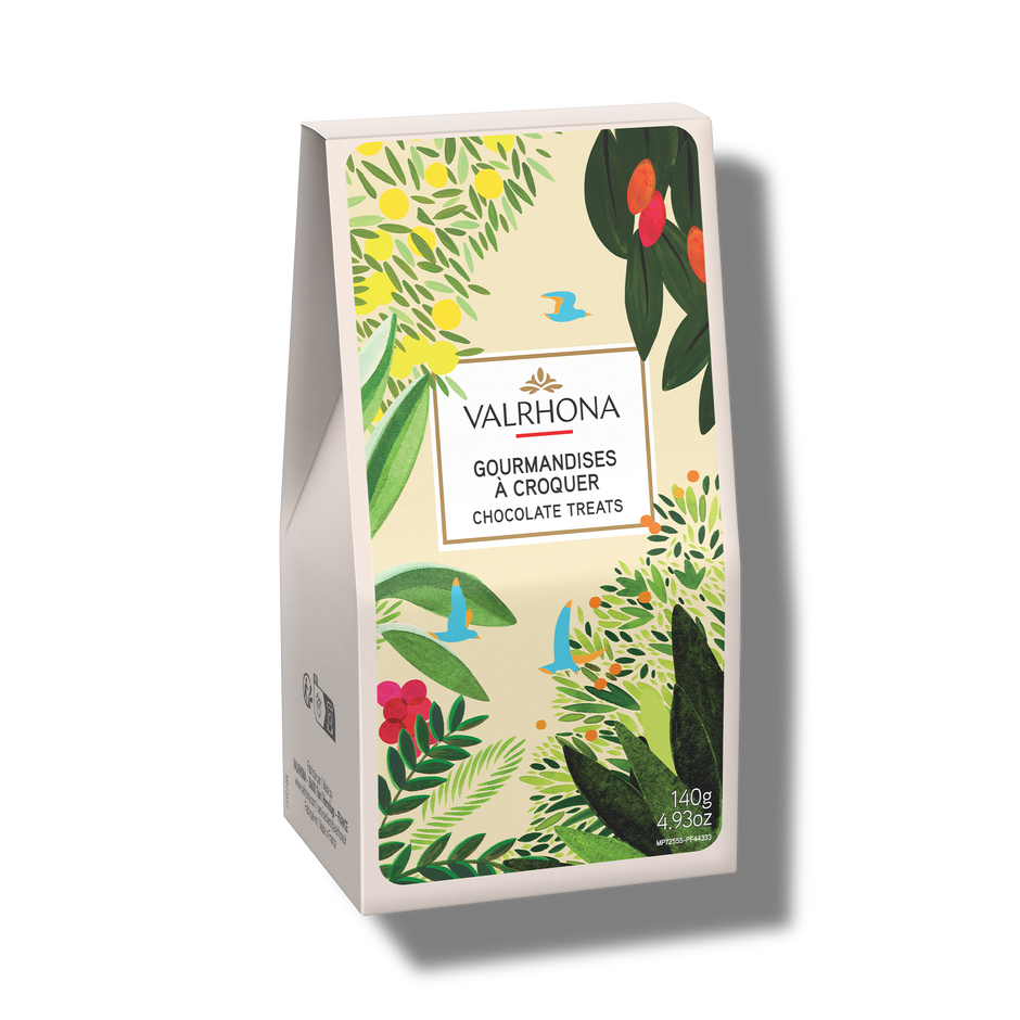 Box of 61% Dark Chocolate Sticks - Valrhona Premium Chocolate Treat ...